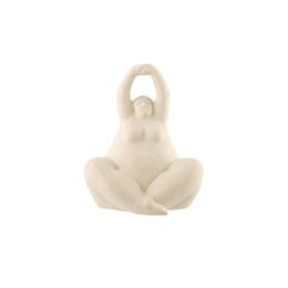 M&ouml;bel Kraft Deko Figur creme Steinzeug,Aluminium Ma&szlig;e (cm): B: 13,5 H: 22,5 &raquo; M&ouml;bel Kraft