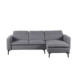 Ecksofa Jivara grau Ma&szlig;e (cm): B: 222 H: 87 T: 150.0 Sofas > Sofas nach Material > Stoffsofas &raquo; Sofa DE