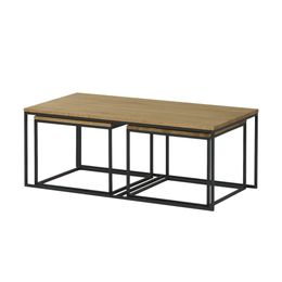 M&ouml;bel Kraft Couchtisch 3er Set holzfarben Ma&szlig;e (cm): B: 60 H: 45 &raquo; M&ouml;bel Kraft