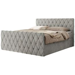 M&ouml;bel Kraft Boxbett mit Bettkasten grau Ma&szlig;e (cm): B: 161 H: 110 &raquo; M&ouml;bel Kraft