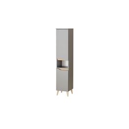 calmo2go Midischrank grau Ma&szlig;e (cm): B: 30 H: 141,5 T: 33.0 &raquo; M&ouml;bel Kraft