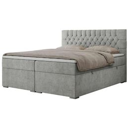 M&ouml;bel Kraft Boxbett mit Bettkasten silber Ma&szlig;e (cm): B: 160 H: 125 &raquo; M&ouml;bel Kraft