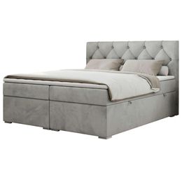 M&ouml;bel Kraft Boxbett mit Bettkasten silber Ma&szlig;e (cm): B: 180 H: 118 &raquo; M&ouml;bel Kraft