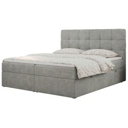 M&ouml;bel Kraft Boxbett mit Bettkasten grau Ma&szlig;e (cm): B: 120 H: 110 &raquo; M&ouml;bel Kraft
