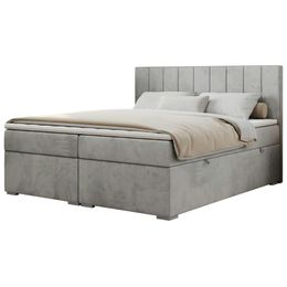 M&ouml;bel Kraft Boxbett mit Bettkasten silber Ma&szlig;e (cm): B: 180 H: 118 &raquo; M&ouml;bel Kraft