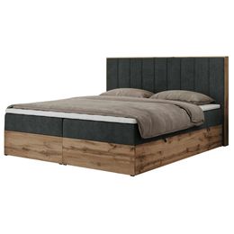 M&ouml;bel Kraft Boxbett mit Bettkasten grau Ma&szlig;e (cm): B: 208 H: 115 &raquo; M&ouml;bel Kraft