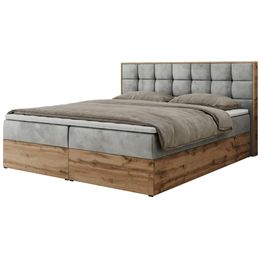 M&ouml;bel Kraft Boxbett mit Bettkasten grau Ma&szlig;e (cm): B: 208 H: 104 &raquo; M&ouml;bel Kraft