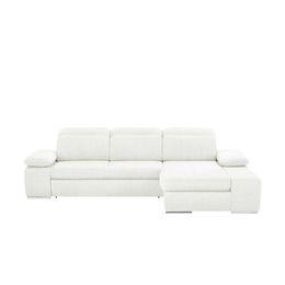 Twist Ecksofa aus Mikrofaser Avilla wei&szlig; Ma&szlig;e (cm): B: 285 H: 86 T: 187.0 &raquo; M&ouml;bel Kraft