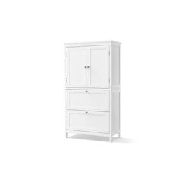 M&ouml;bel Kraft Badezimmerschrank wei&szlig; Ma&szlig;e (cm): B: 60 H: 110 &raquo; M&ouml;bel Kraft