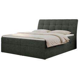 M&ouml;bel Kraft Boxbett mit Bettkasten grau Ma&szlig;e (cm): B: 200 H: 118 &raquo; M&ouml;bel Kraft
