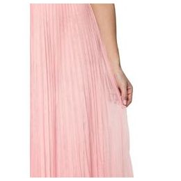Midirock Zero "Damen mit Gummibund", Damen, Gr. 40, bridal rose, T&uuml;ll, Obermaterial: 100% Polyester. Futter: 65% Polyester, 35% Viskose, transparent, A-Linie lang, R&ouml;cke, Falten