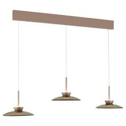 NEUHAUS PURE LED Pendelleuchte "PURE Moon", bronzefarben, 3, H: 80cm, 1 Stk., Leuchten, Comfort Lift, dimmf&auml;hig &uuml;ber separaten Tronicdimmer, LED Pendelleuchte