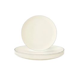 Seltmann Weiden Fr&uuml;hst&uuml;cksteller Savona Fine Diamond &oslash; 22,6 cm 6er Set