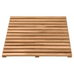 Saunabodenrost Wenko "Acacia", beige (natur, holzfarben), H:25mm, Badematten, BxL: 55 x 85 cm