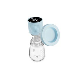 Lorelli elektrische Milchpumpe Lila 180 ml Flasche LED-Anzeige Timer 3 Modi blau