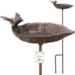 WILDLIFE HOME Vogeltr&auml;nke auf Stab Blatt-Design