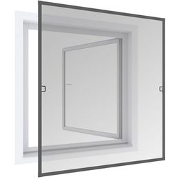 Windhager Insektenschutz Plus Fliegengitter Ultra Flat Anthrazit, 100x120 cm
