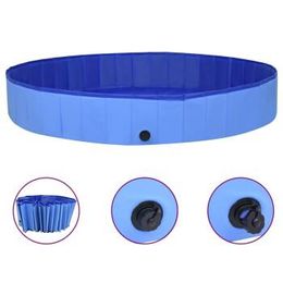 vidaXL Hunde-Pool blau 3 m, 40 cm