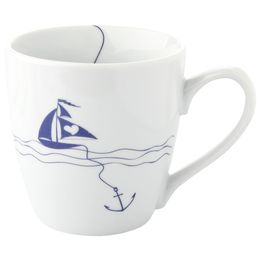 my home Tasse mit Segelboot-Print