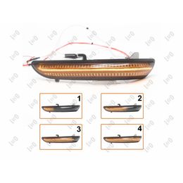 Abakus Blinkleuchtensatz l38140007ledsd LED Au&szlig;enspiegel rechts f&uuml;r Citro&euml;n/Peugeot