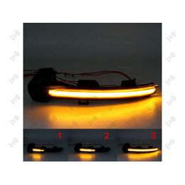 Abakus Blinkleuchtensatz l53140008ledd LED Au&szlig;enspiegel rechts f&uuml;r VW