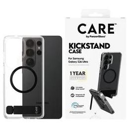 CARE BY PANZERGLASS Handyh&uuml;lle "Urban Explorer Case mit Kickstand/Qi f&uuml;r Samsung Galaxy S26 Ultra", transparent, Samsung Galaxy S26 Ultra, H&uuml;llen, Backcover, Schutzh&uuml;lle, Handyschutzh&uuml;lle, Case, Schutzcase, sto&szlig;fest