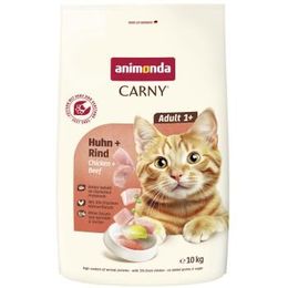 animonda Carny Trockenfutter Katze Adult Huhn und Rind 2x10 kg