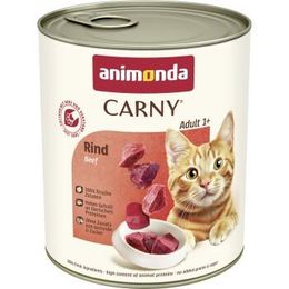 animonda Carny Nassfutter Katze Adult Rind 24x800 g