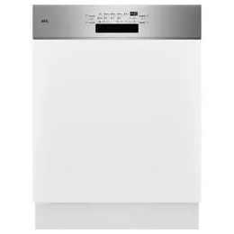 AEG teilintegrierbarer Geschirrsp&uuml;ler "GT7200A1SCM", Energieeffizienz: A (A-G), edelstahl, B:59,6cm H:81,5cm T:57cm, Geschirrsp&uuml;ler, Wassersparende Sp&uuml;lmaschine: 8,4l im Eco-Programm-effiziente Reinigung