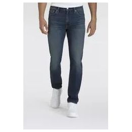 Levi's Slim-fit-Jeans LEVI'S "511 SLIM", Herren, Gr. 38, L&auml;nge 34, blau (world view), Denim/Jeans, Obermaterial: 99% Baumwolle, 1% Elasthan, skinny fit kn&ouml;chellang, Jeans Slim-fit-Jeans, mit Stretch