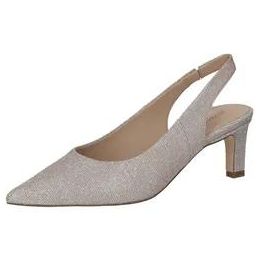 Slingpumps Peter Kaiser "Peter Kaiser Pumps Textil", Damen, Gr. 37,5, rose, Textil, Schuhe Slingpumps