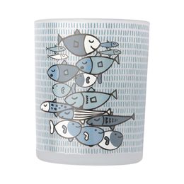 my home Windlicht mit Fisch-Prints