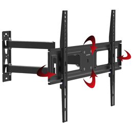 Vcm TV-Wandhalterung "TV Wandhalterung Halter ausziehbar neigbar B-SN600", schwarz, B:64cm T:8cm, Ger&auml;tehalterungen