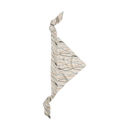 Modeschal Tommy Hilfiger "TH NAUTICAL SILK TRIANGLE", Damen, th optic wei&szlig;, Web, Seide, Modet&uuml;cher, aus reiner Seide mit Seil-Print