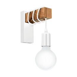 Eglo Leuchten Eglo TOWNSHEND Wandleuchte Wei&szlig;, 1-flammig
