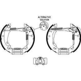 Hella Bremsbackensatz 8db355003681 f&uuml;r Peugeot RENAULT