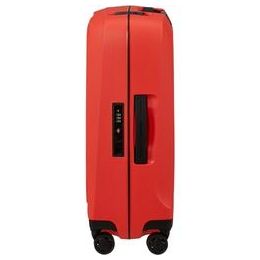 Hartschalen-Trolley Samsonite "ESSENS, verschiedene Gr&ouml;&szlig;en und Farben", Gr. B/H/T: 40cm x 55cm x 20cm 39 l, lava, Polypropylen, Strukturmuster, Koffer, mit robustem Polypropylen-Geh&auml;use, mit mehreren F&auml;chern