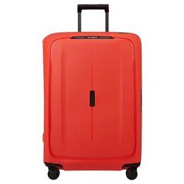 Hartschalen-Trolley Samsonite "ESSENS, verschiedene Gr&ouml;&szlig;en und Farben", Gr. B/H/T: 52cm x 75cm x 33cm 111 l, lava, Polypropylen, Strukturmuster, Koffer, mit robustem Polypropylen-Geh&auml;use, mit mehreren F&auml;chern