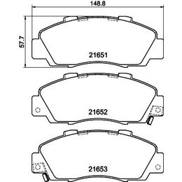Hella Bremsbelagsatz, Scheibenbremse 8db355016441 f&uuml;r ISUZU ROVER HONDA (GAC) INFINITI ACURA