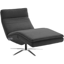 Sch&ouml;ner Wohnen Kollektion Relaxsessel "Belize, Ergonomischer Liege-Luxus zum Entspannen", anthrazit, B:83cm H:56cm T:153cm, 95% Polyester, 5% Nylon, SCH&Ouml;NER WOHNEN-KOLLEKTION, Sessel, Relaxsessel, Herz-Waage-Position, motorische Verstellung & USB-Anschluss
