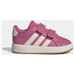 Sneaker Adidas SPORTSWEAR "GRAND COURT 3.0 KIDS", M&auml;dchen, Gr. 27, pink (pink fusion, wonder quartz, sanftes wei&szlig;), Synthetik, Textil, Schuhe Sneaker, f&uuml;r Kinder