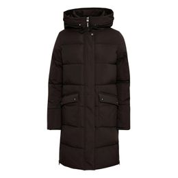 Schneejacke oxmo "Steppmantel OXGillian", Damen, Gr. L, schwarz (true schwarz), Obermaterial: 100% Polyester PES., M&auml;ntel Schneejacke