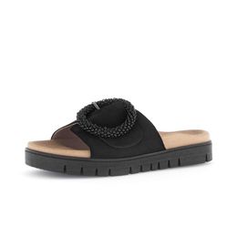 Pantolette Gabor "Pantolette", Damen, Gr. 36, schwarz, Schuhe Pantolette