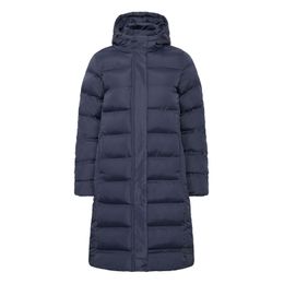 Schneejacke oxmo "Steppmantel OXMarinetta", Damen, Gr. S, blau (total eclipse), Obermaterial: 100% Polyester PES., M&auml;ntel Schneejacke