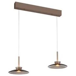 NEUHAUS PURE LED Pendelleuchte "PURE Moon", bronzefarben, 2, H: 80cm, 1 Stk., Leuchten, Comfort Lift, dimmf&auml;hig &uuml;ber separaten Tronicdimmer, LED Pendelleuchte