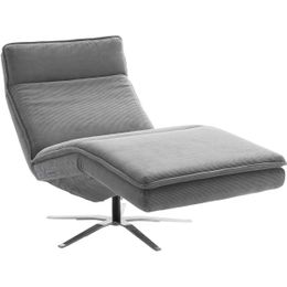 Sch&ouml;ner Wohnen Kollektion Relaxsessel "Belize, Ergonomischer Liege-Luxus zum Entspannen", grau, B:83cm H:56cm T:153cm, 95% Polyester, 5% Nylon, SCH&Ouml;NER WOHNEN-KOLLEKTION, Sessel, Relaxsessel, Herz-Waage-Position, motorische Verstellung & USB-Anschluss