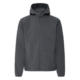 Softshelljacke North Bend "Softshelljacke NBLuango M W-PRO 8.000 mit wasserdichter Beschichtung", Herren, Gr. L, asphalt, Obermaterial: 100% Polyester PES., Jacken Softshelljacke