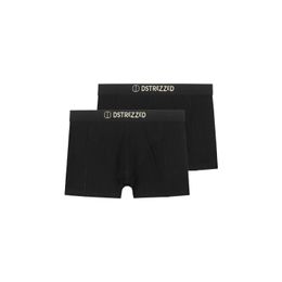 Boxershorts DSTREZZED "Boxershort Chaplin 2 Pack Boxers Bamboo Blend 2er Pack", Herren, Gr. L, schwarz, Obermaterial: 50% Baumwolle CO. 45% Viskose CV. 5% Elasthan EL., Unterhosen