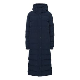 Langmantel North Bend "Parka NBPaola W-PRO 10.000 mit wasserdichter Beschichtung", Damen, Gr. 44, blau (navy blazer), Obermaterial: 100% Polyester PES., Jacken