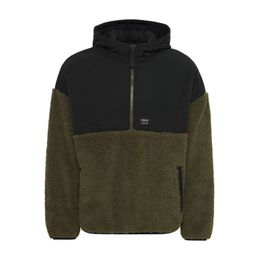 !Solid Kapuzenpullover SOLID "Teddy Halfzip-Hoodie SDMarco", Herren, Gr. M, gr&uuml;n (ivy gr&uuml;n), Obermaterial: 100% Polyester PES., Jacken Kapuzenpullover